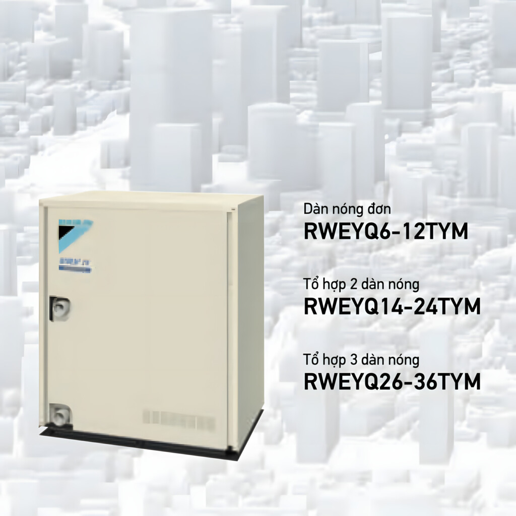 RWEYQ12TYM (12 HP) - Dàn Nóng điều Hoà Daikin VRV IV W - VRV.vn